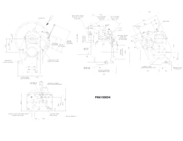 PRM1000D4 - Marine Gearbox | Timik Engines